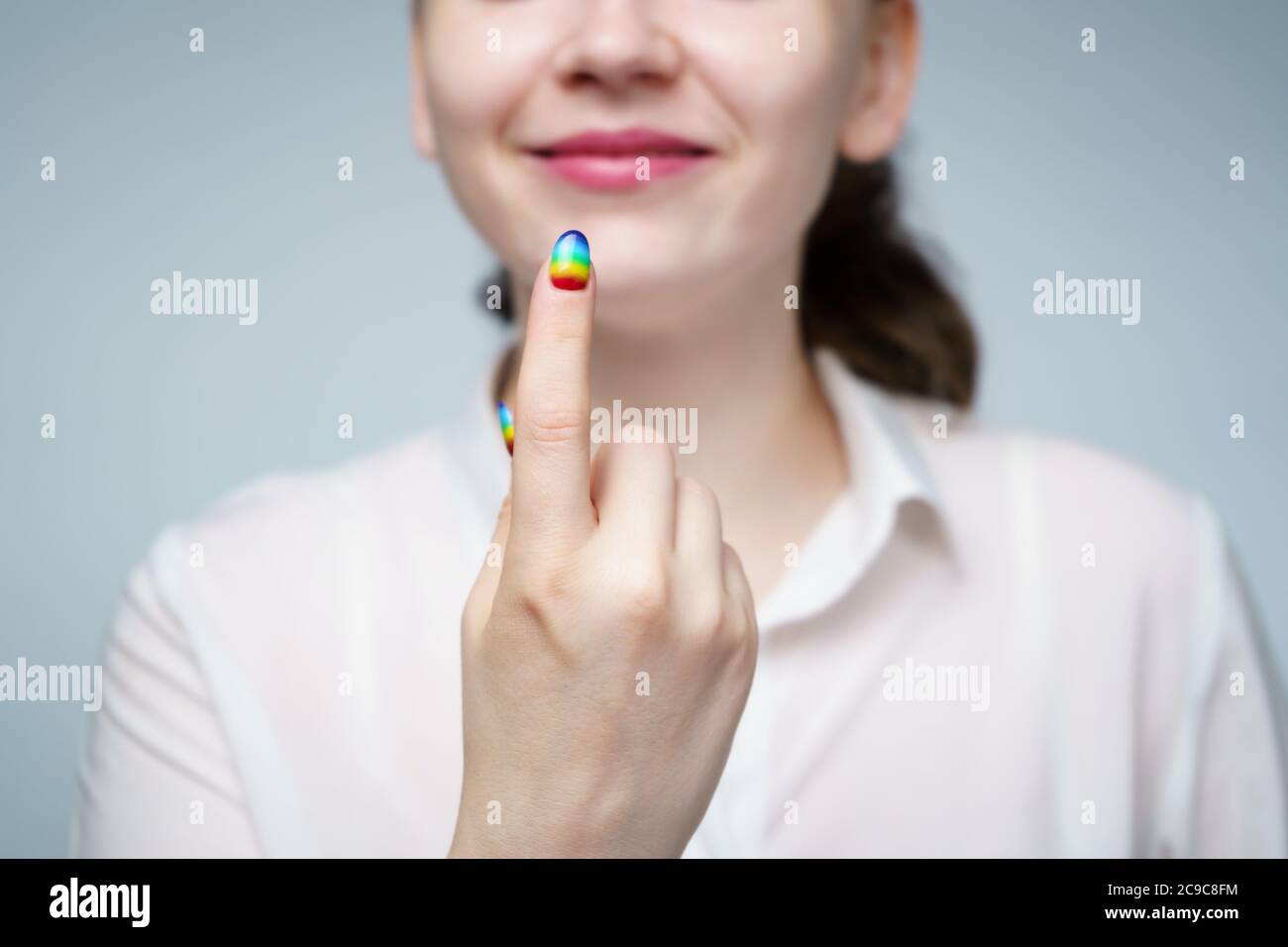 Beckoning finger hi-res stock photography and images - Alamy