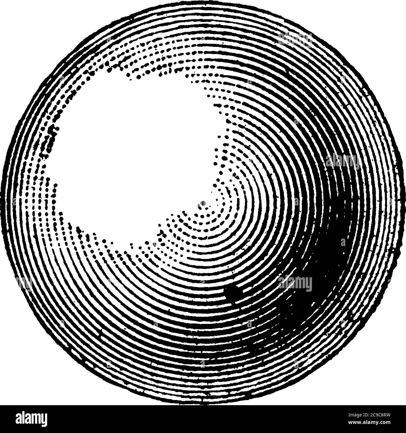A typical representation of the sphere, a solid bounded by a uniformly ...