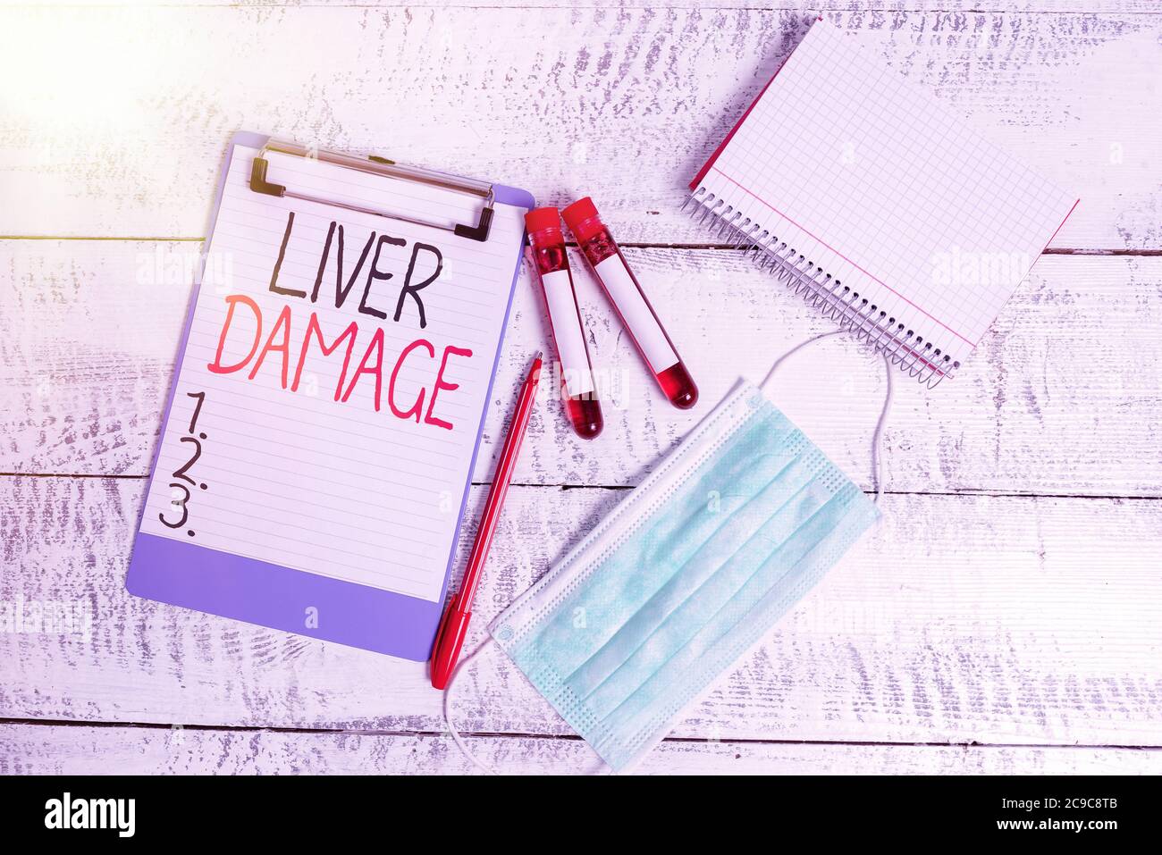 Conceptual hand writing showing Liver Damage. Concept meaning any ...