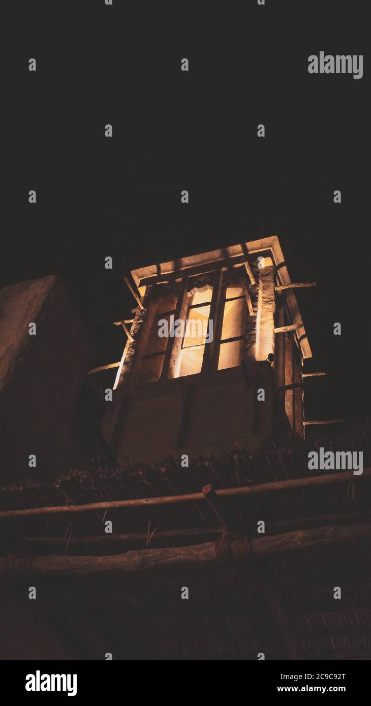 Ancient arab architecture traditional builidng in Dubai, UAE Stock ...