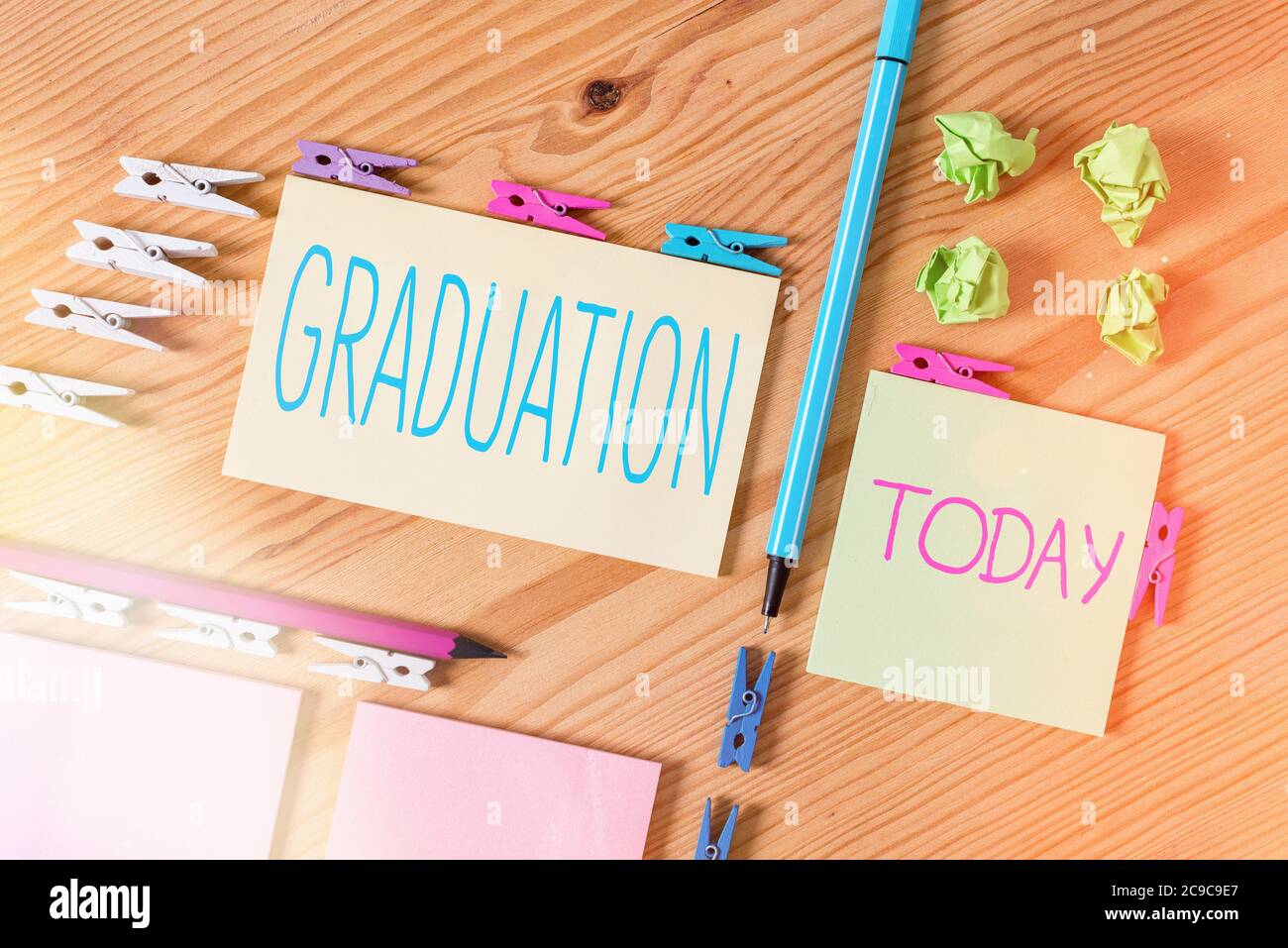 Handwriting text writing Graduation. Conceptual photo the award or ...