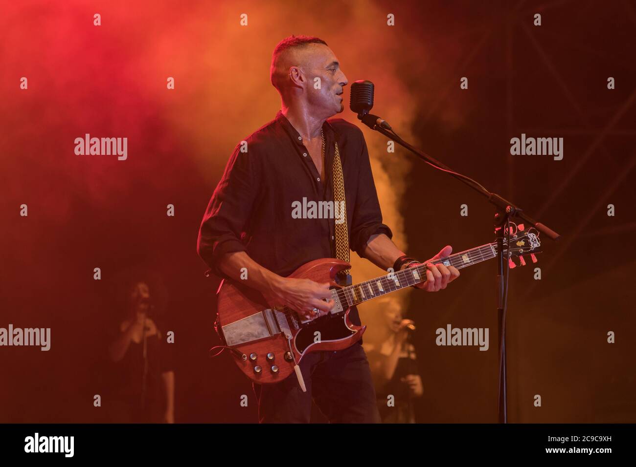 Alex Britti durante Alex Britti - GradoJazz2020, Concerto cantante ...