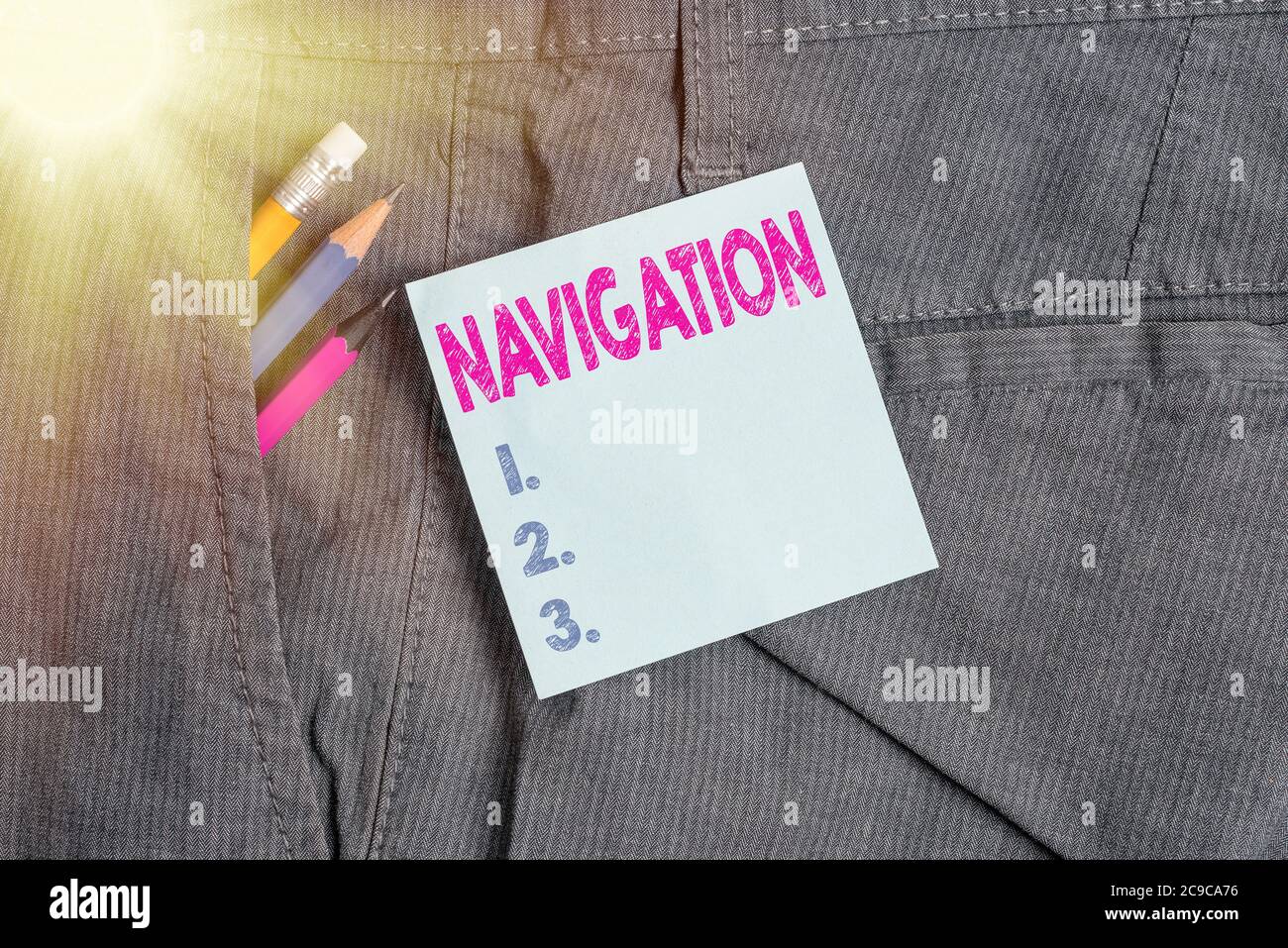 Handwriting text Navigation. Conceptual photo accurately ascertaining ...