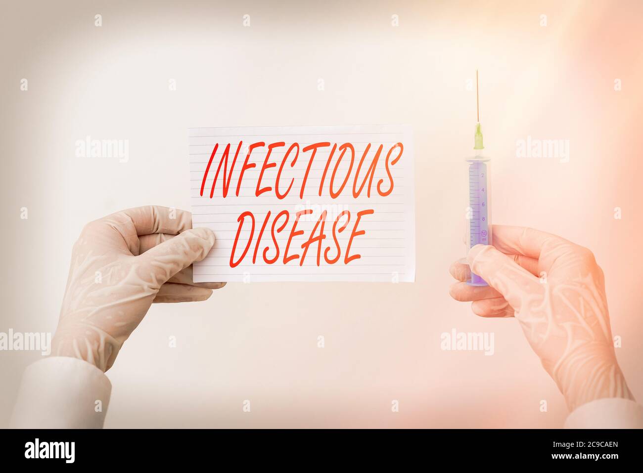Word writing text Infectious Disease. Business photo showcasing caused ...