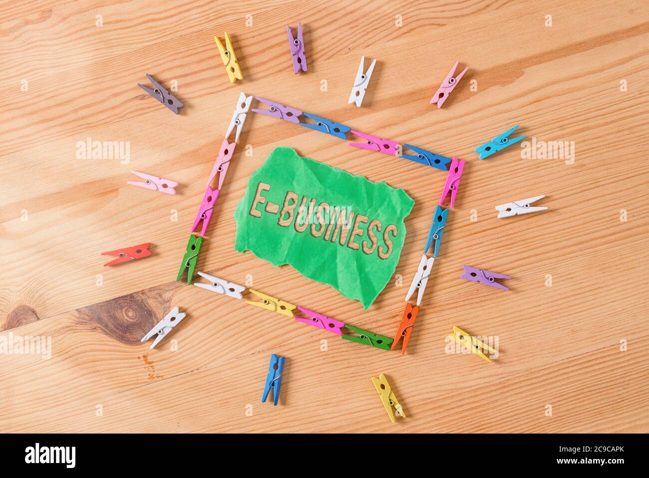 Conceptual hand writing showing E Business. Concept meaning the process ...