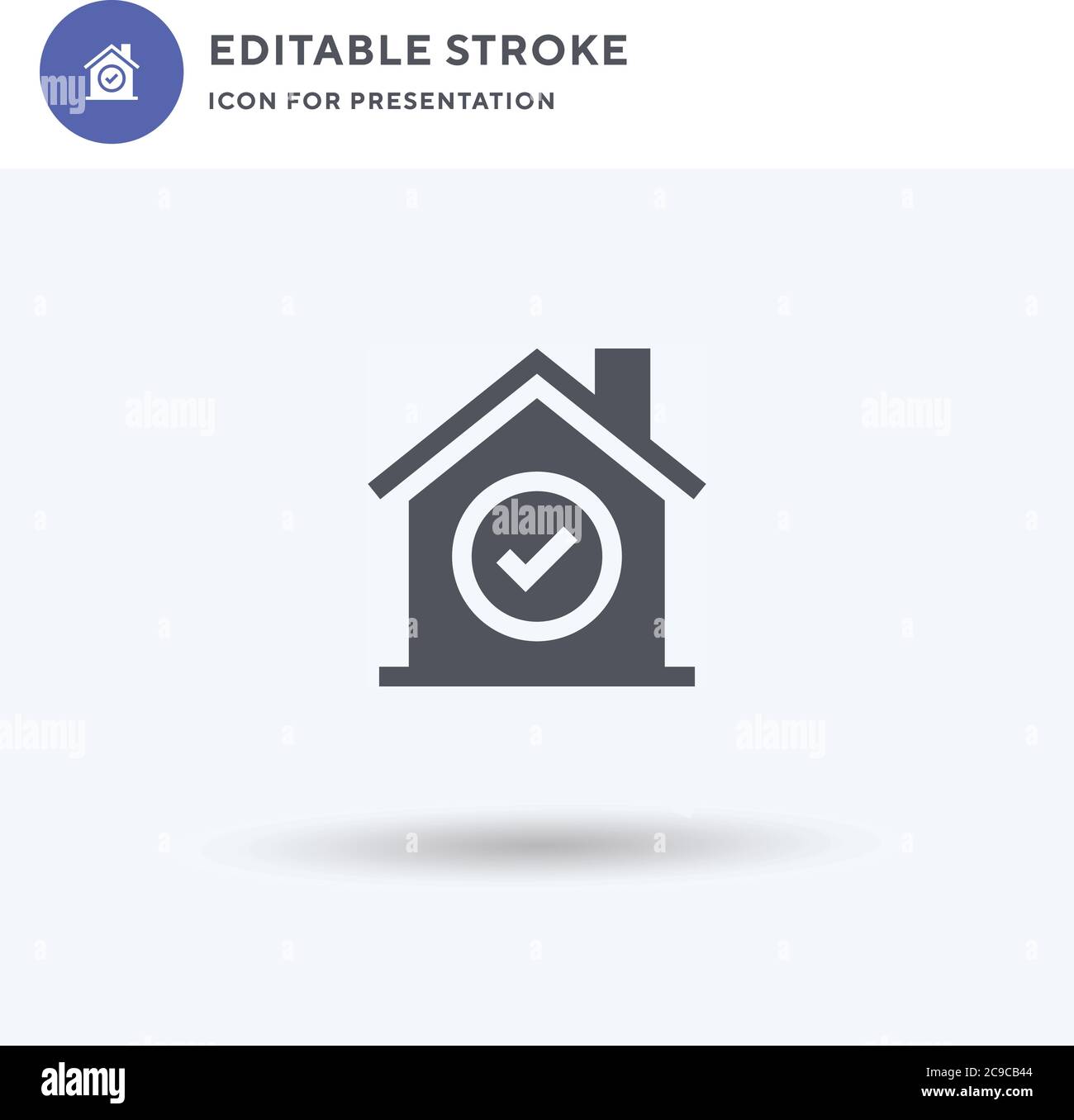 Chosen icon vector, filled flat sign, solid pictogram isolated on white ...