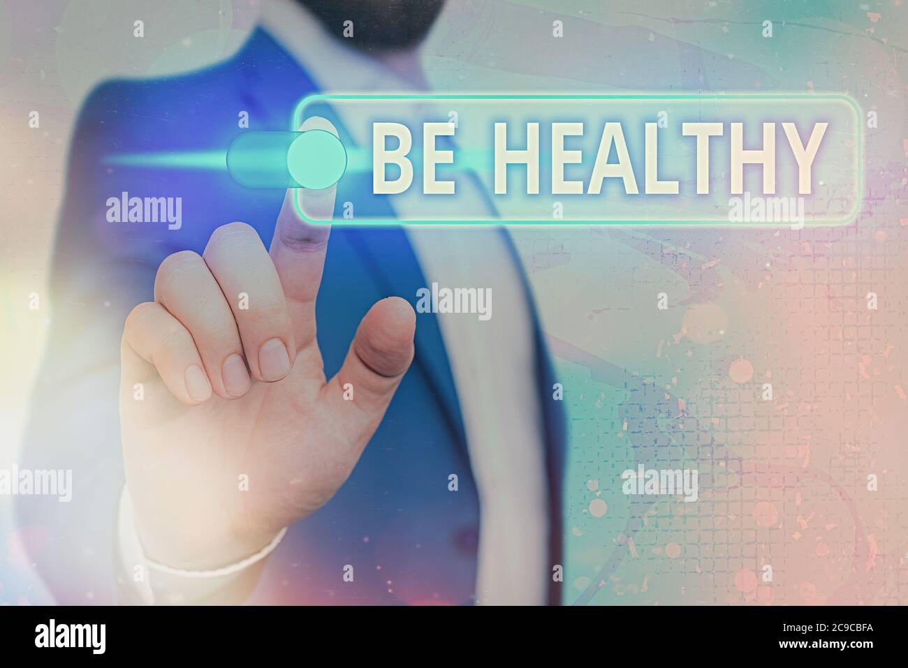 Handwriting text Be Healthy. Conceptual photo promote a state of ...