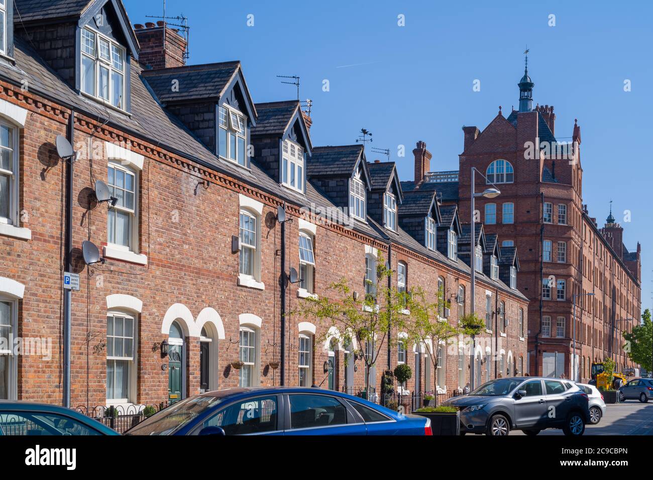 Late Victorian (c1898) terraced housing: George Leigh Street, Ancoats ...
