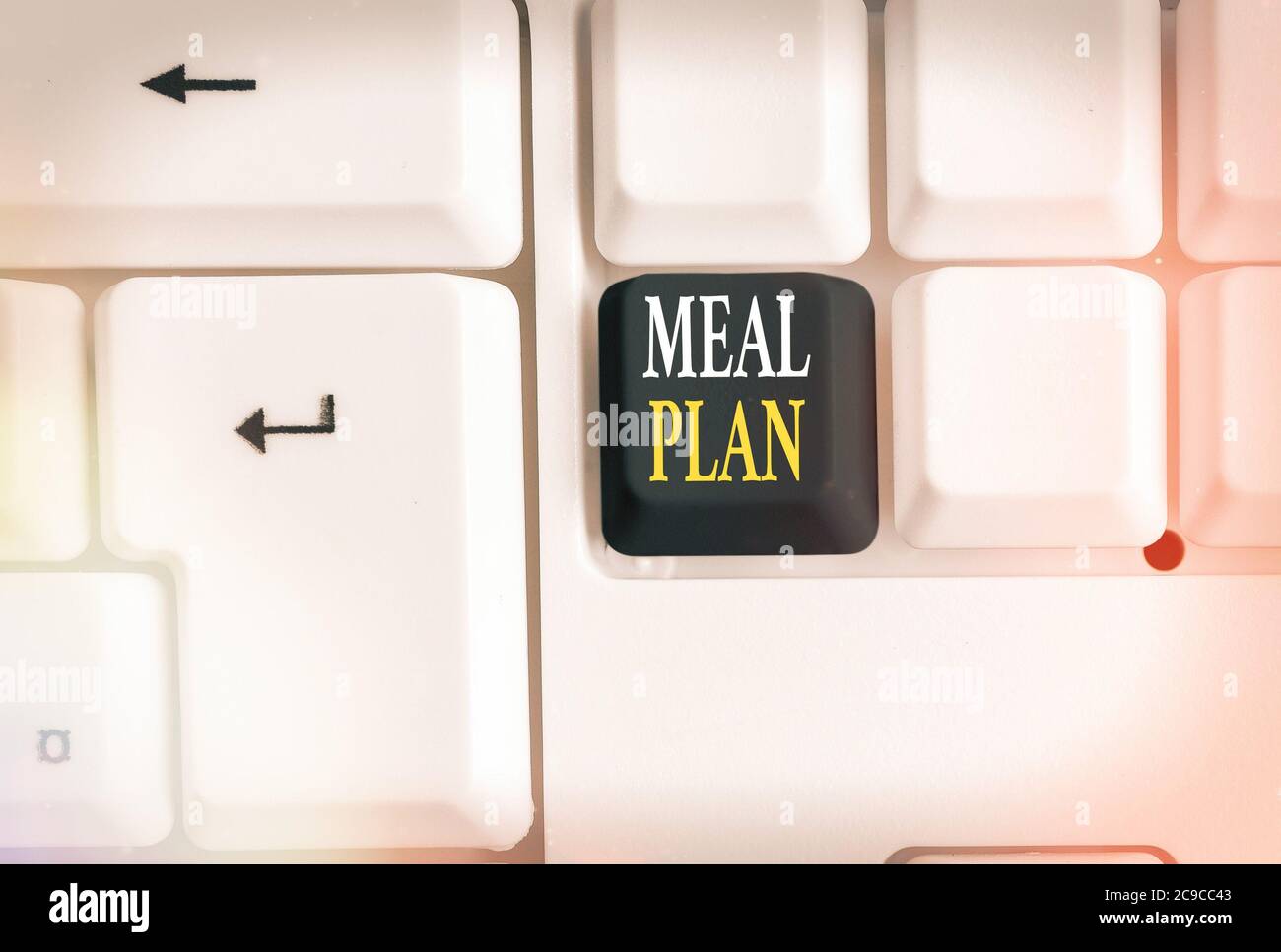 Conceptual hand writing showing Meal Plan. Concept meaning act of ...