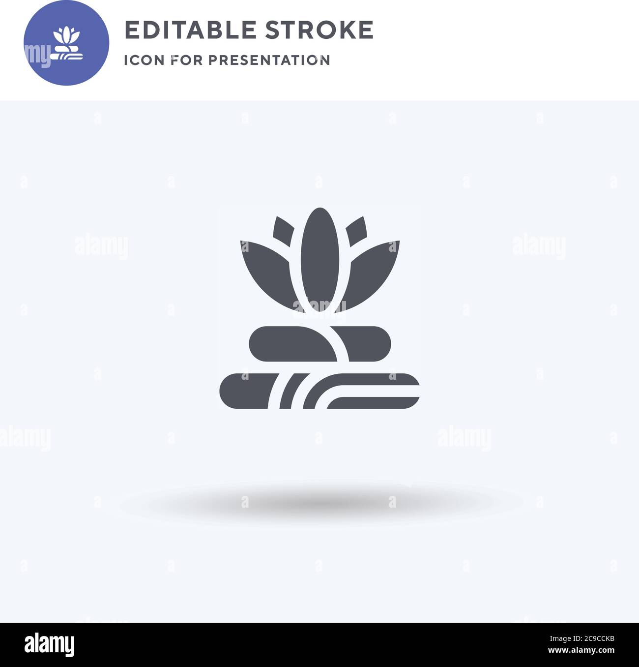 Spa icon vector, filled flat sign, solid pictogram isolated on white ...