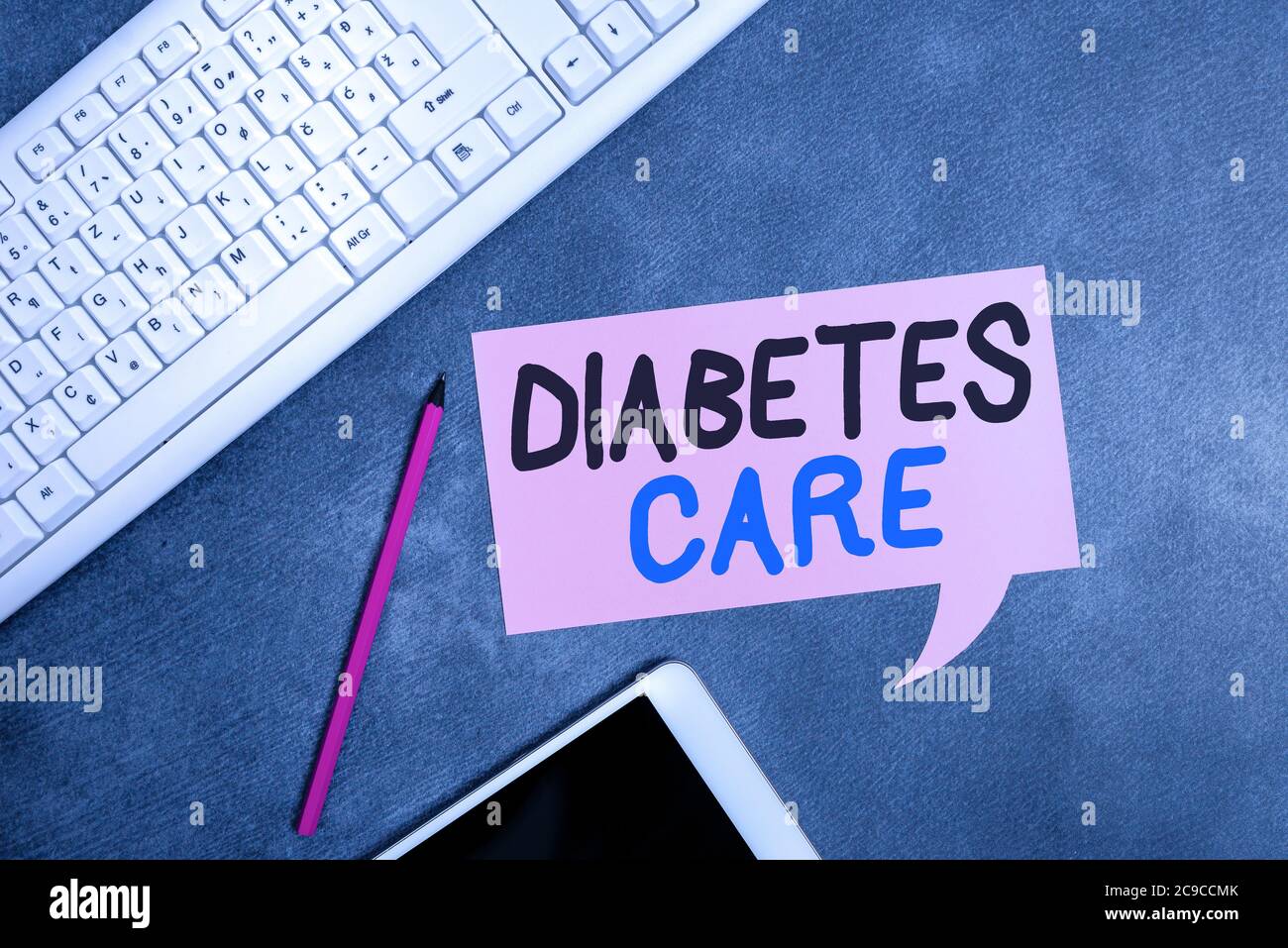 Handwriting text writing Diabetes Care. Conceptual photo prevent or ...