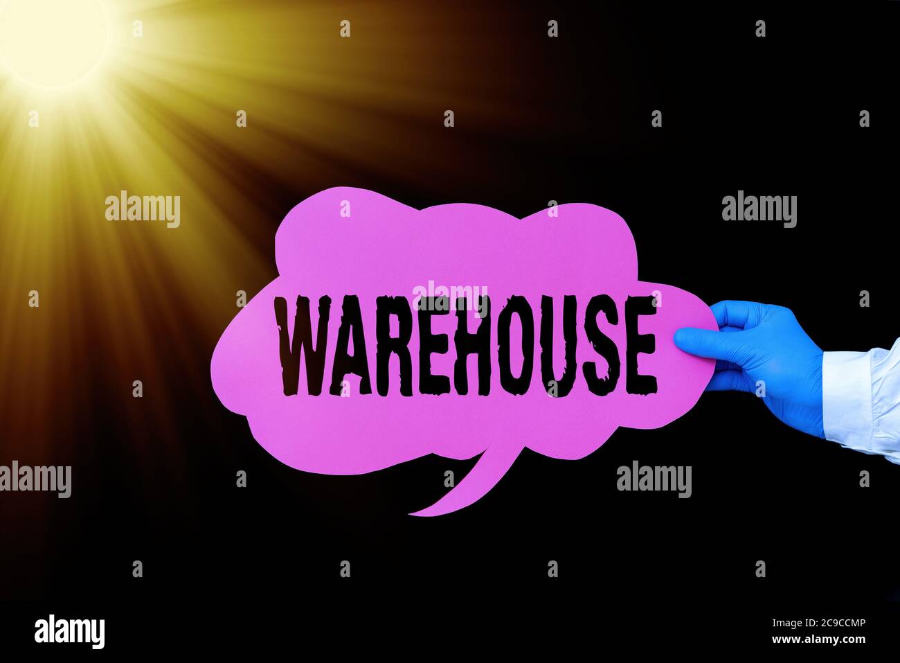 Handwriting text Warehouse. Conceptual photo structure or room for the ...