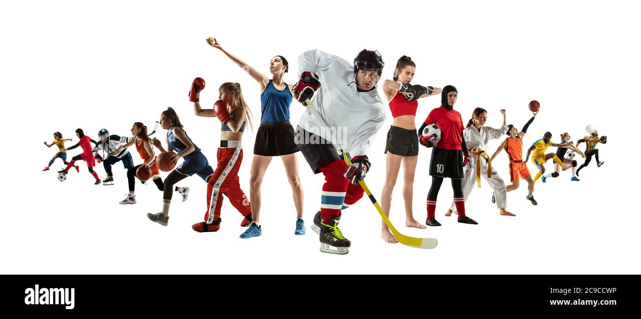 Famous Athletes Collage