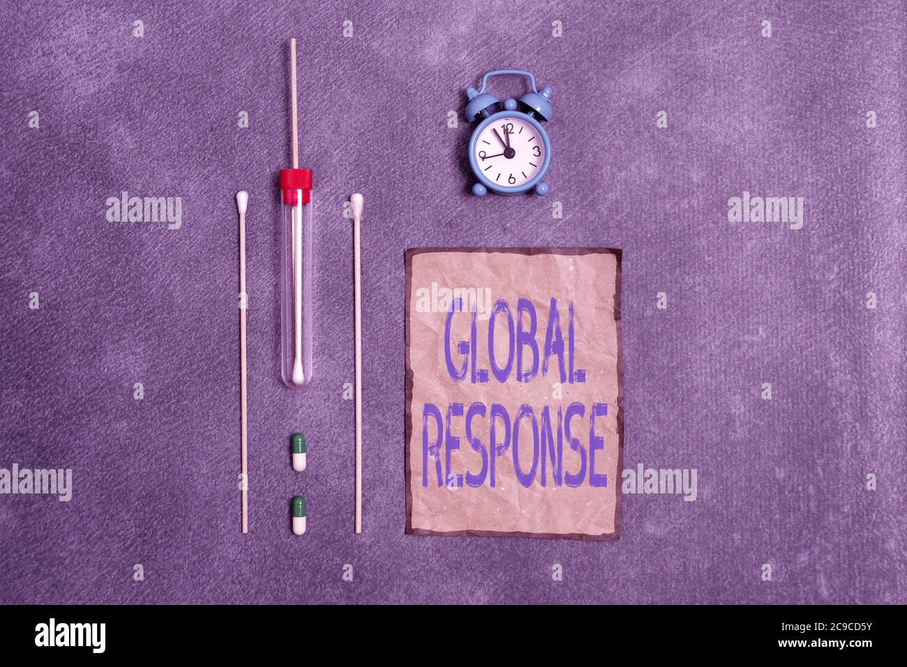 Conceptual hand writing showing Global Response. Concept meaning ...