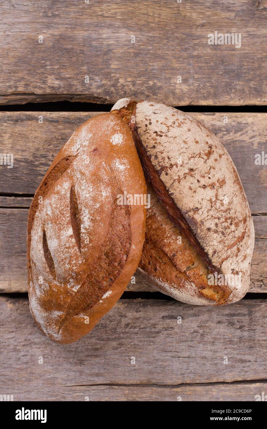 Fresh natural wheat bread Stock Photo - Alamy