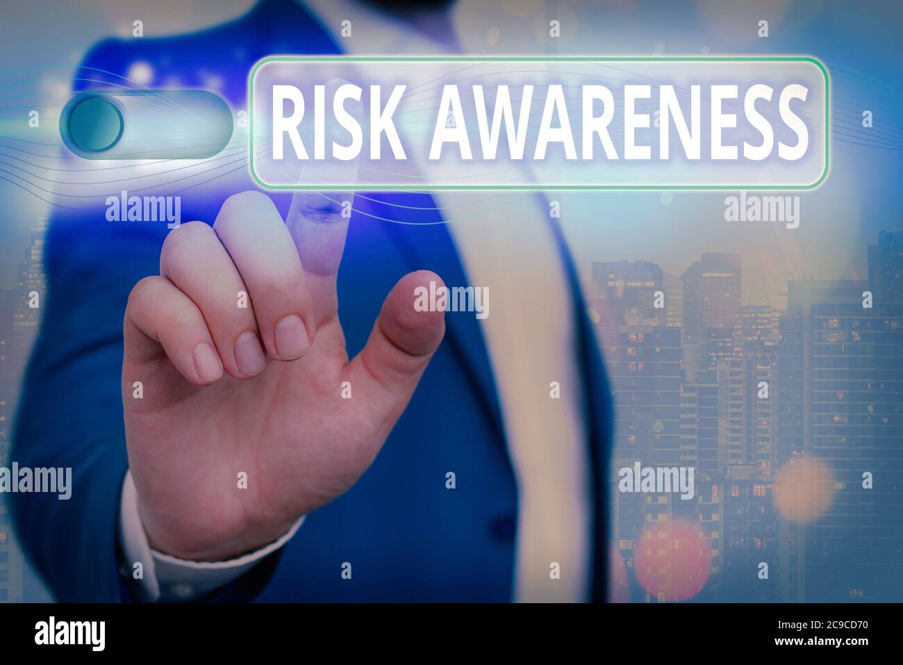 Handwriting text Risk Awareness. Conceptual photo recognizing factors ...