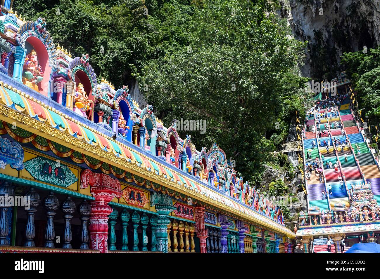Beautiful natural limestone cave in Malaysia. Entrance to Dark Cave ...