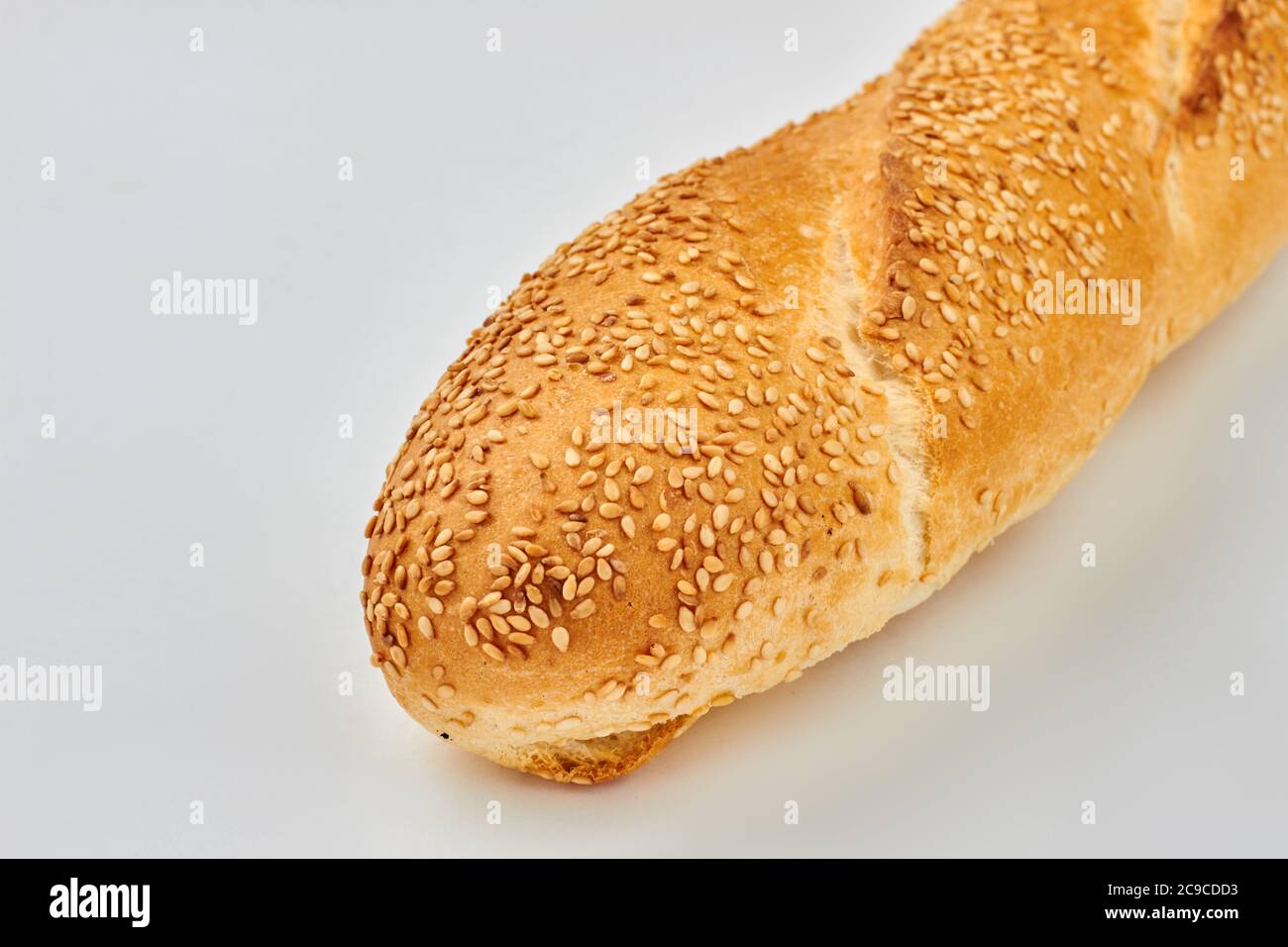 French bread with sesame seeds Stock Photo - Alamy