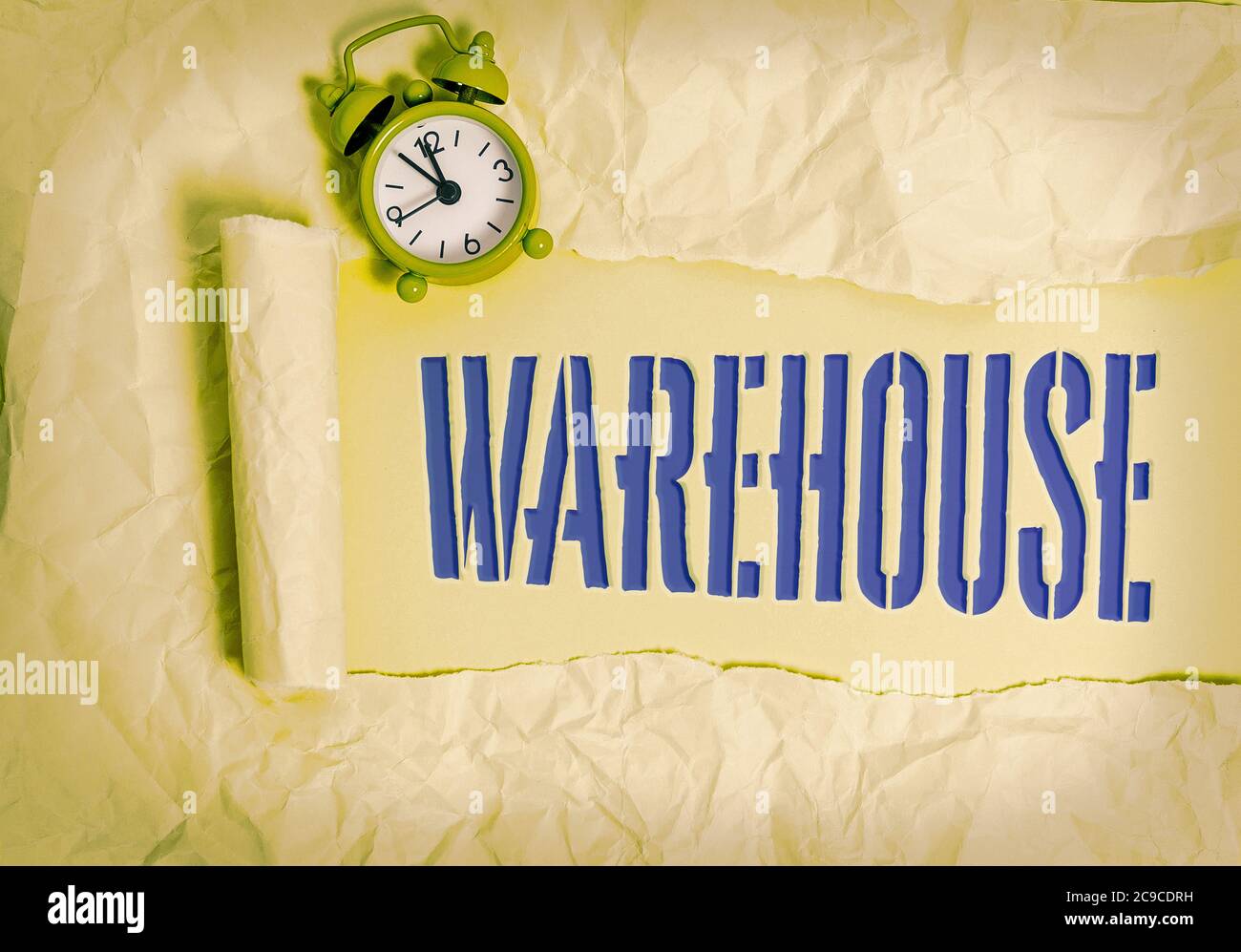 Handwriting text writing Warehouse. Conceptual photo structure or room ...