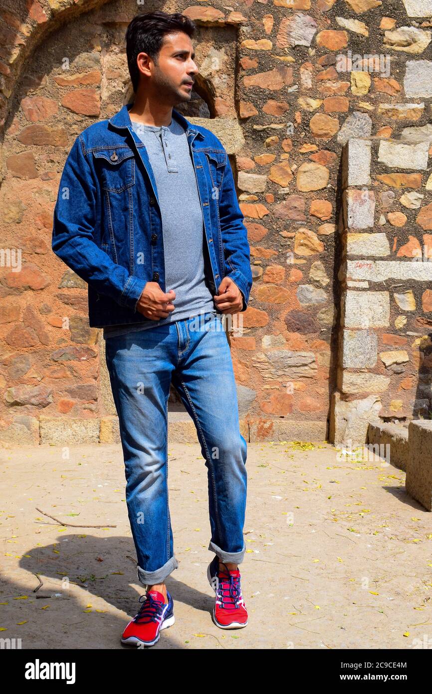 New Delhi India – March 3 2020 : Man portrait, smart casual man ...