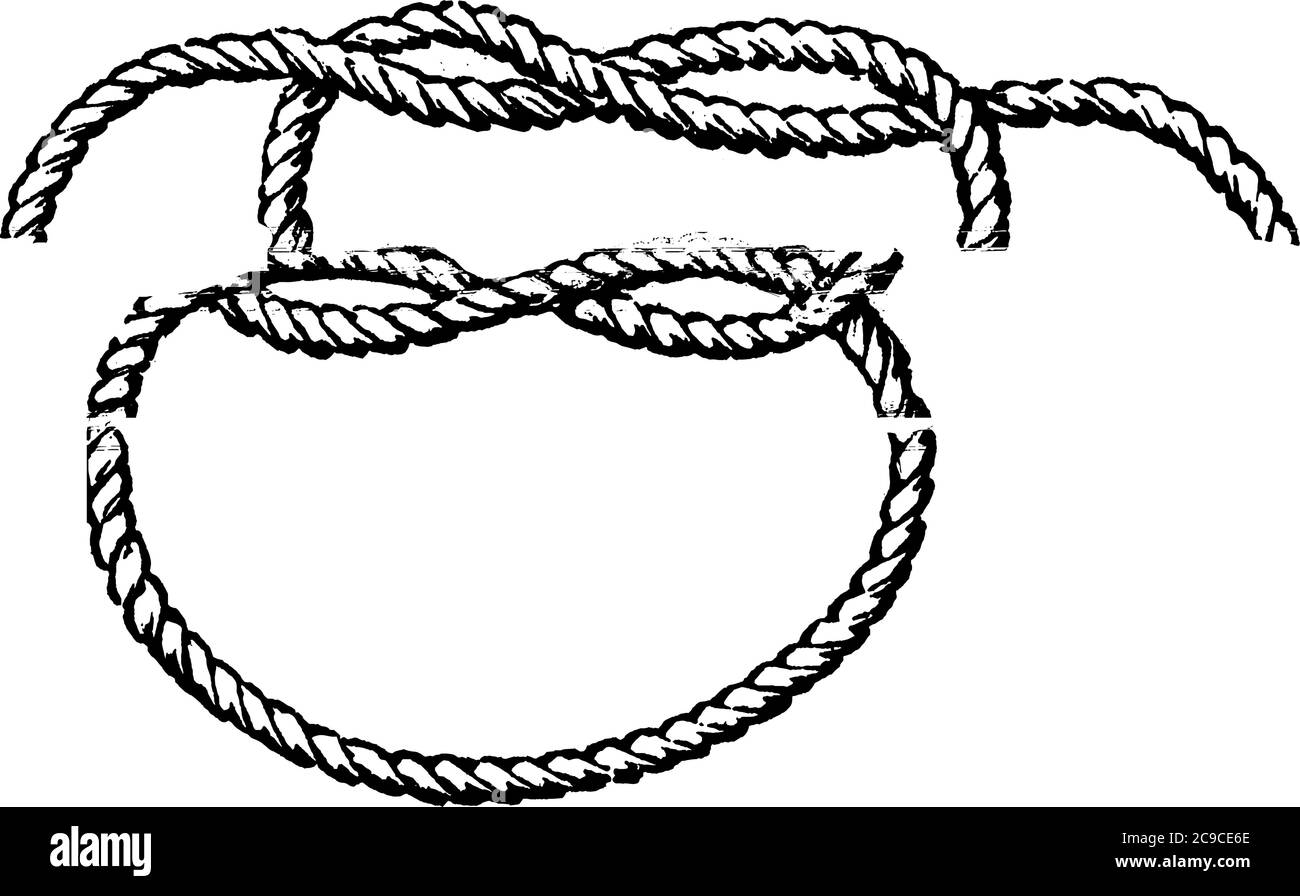 Showing how a square knot may be tied with a handkerchief. Generally ...