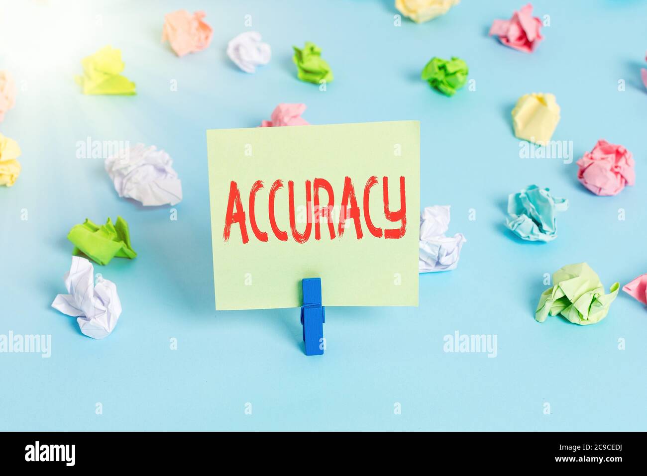 Word writing text Accuracy. Business photo showcasing degree of ...