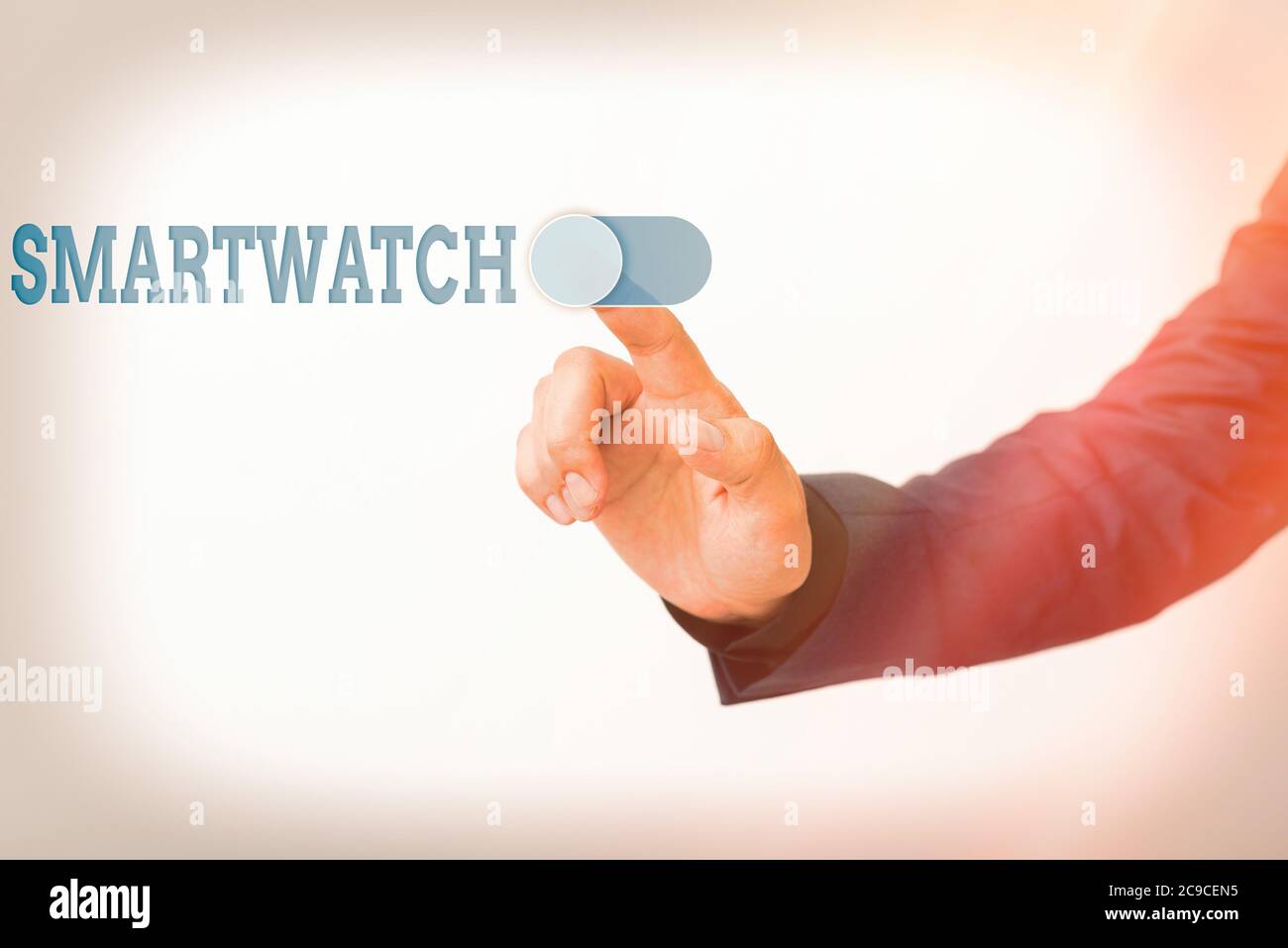 Writing note showing Smartwatch. Business concept for mobile device ...