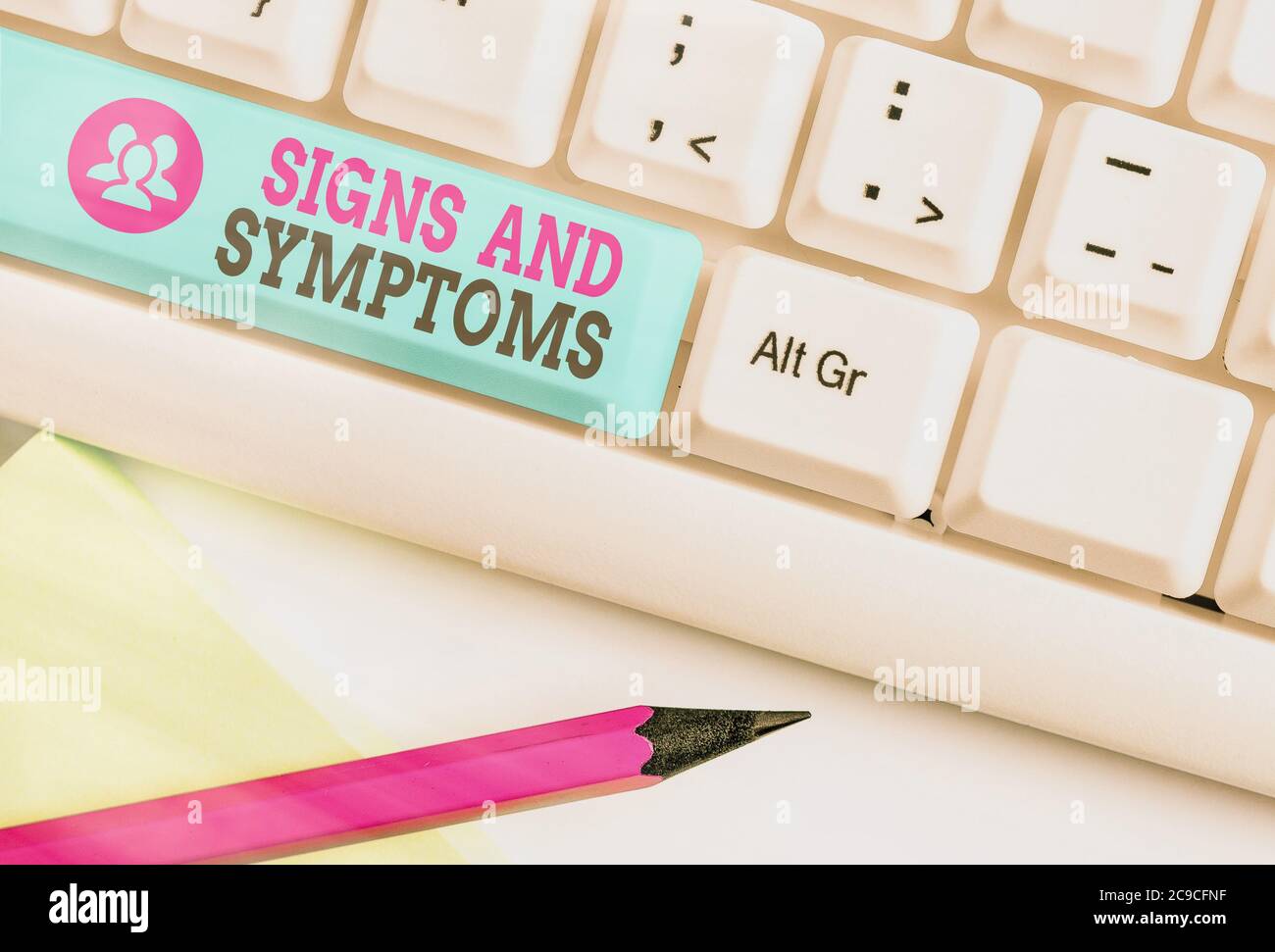 Word writing text Signs And Symptoms. Business photo showcasing ...