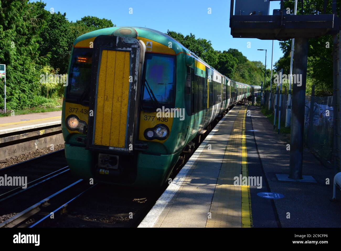 Class 377 electrostar southern railway hi-res stock photography and images - Alamy