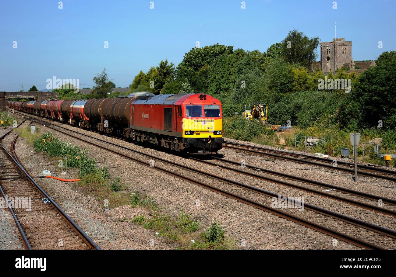 60063 heads a Robeston - Westerleigh (Murco) train along the main line ...