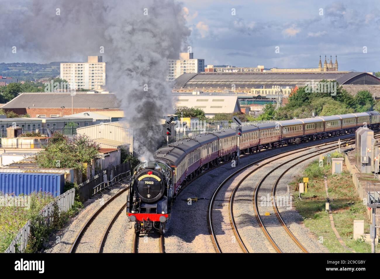 Red dragon steam engine hi-res stock photography and images - Alamy