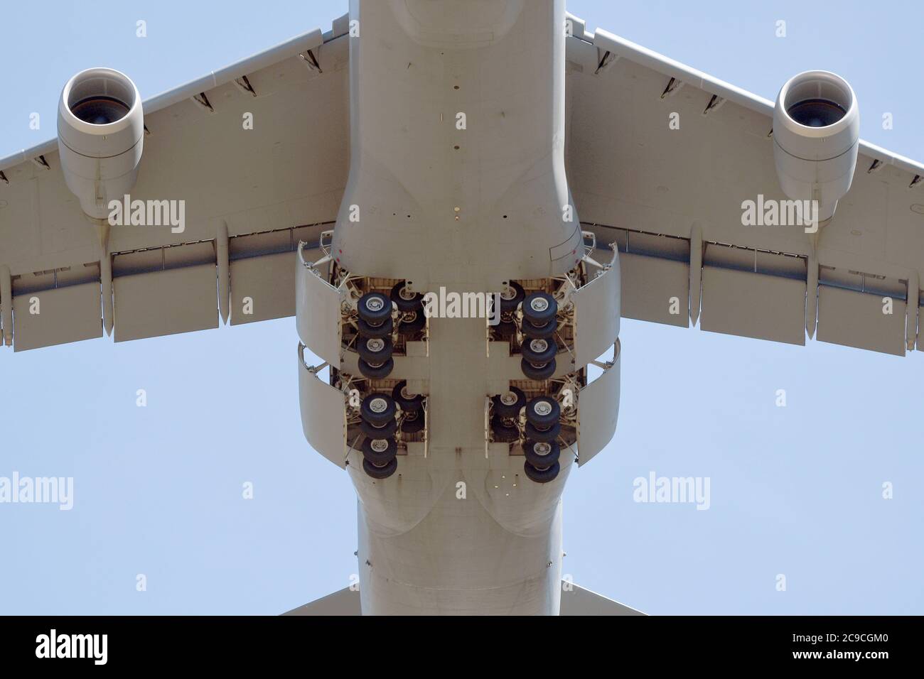 Spangdahlem, Germany. 30th July, 2020. A C-5 Galaxy transport aircraft ...