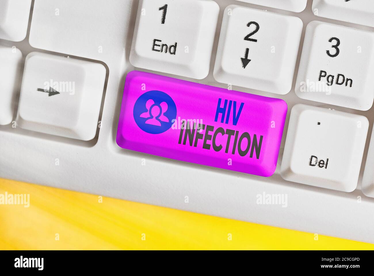 Conceptual hand writing showing Hiv Infection. Concept meaning A ...