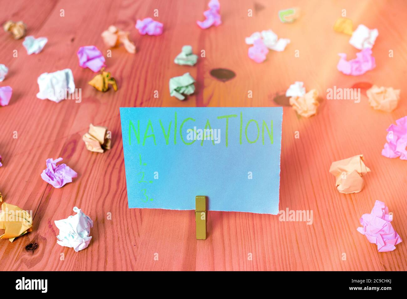 Writing note showing Navigation. Business concept for accurately ...