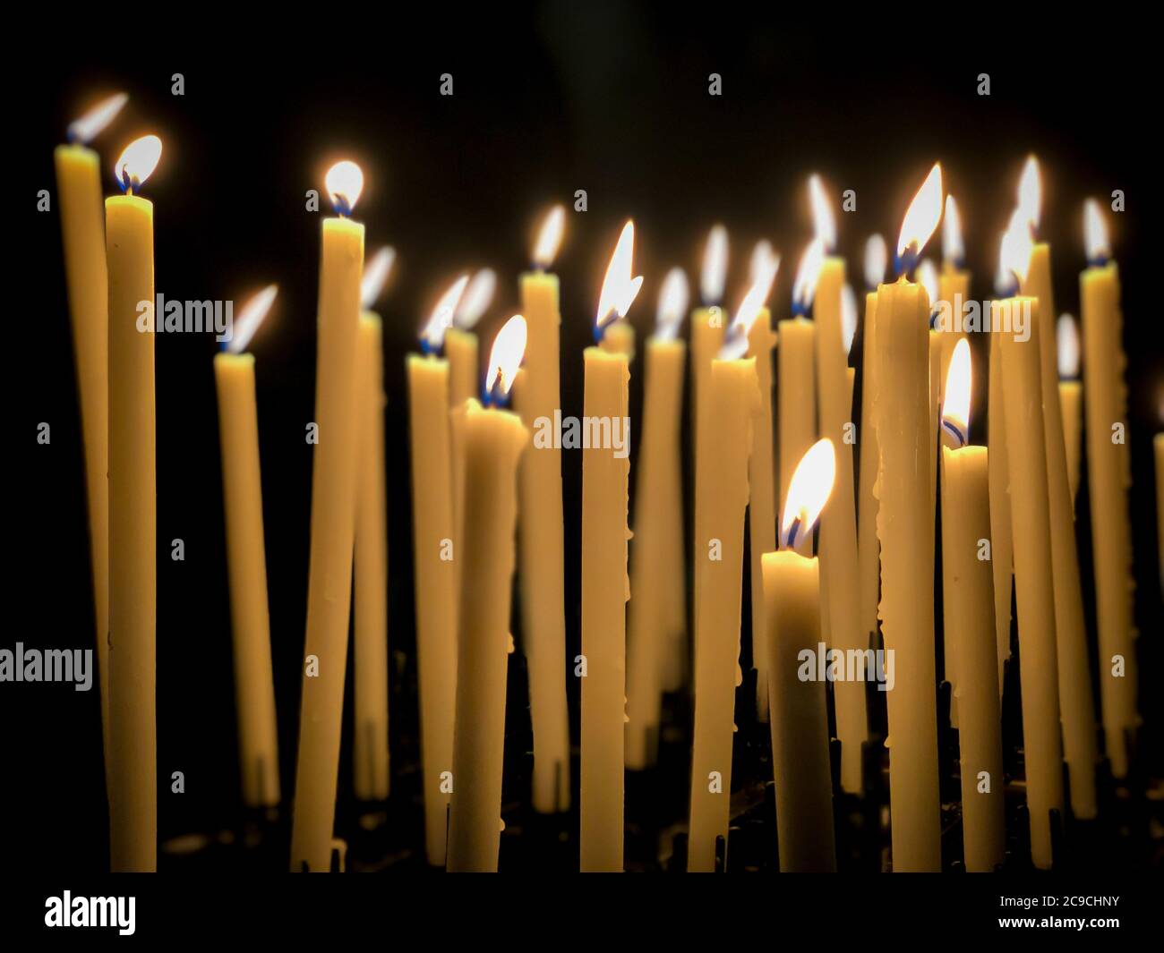 Burning Candle Sticks High Resolution Stock Photography and Images - Alamy