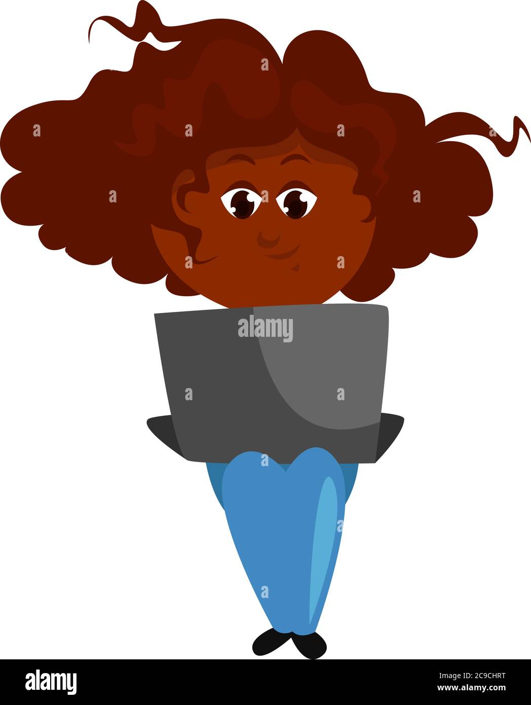 Remote business work on Stock Vector Images - Alamy