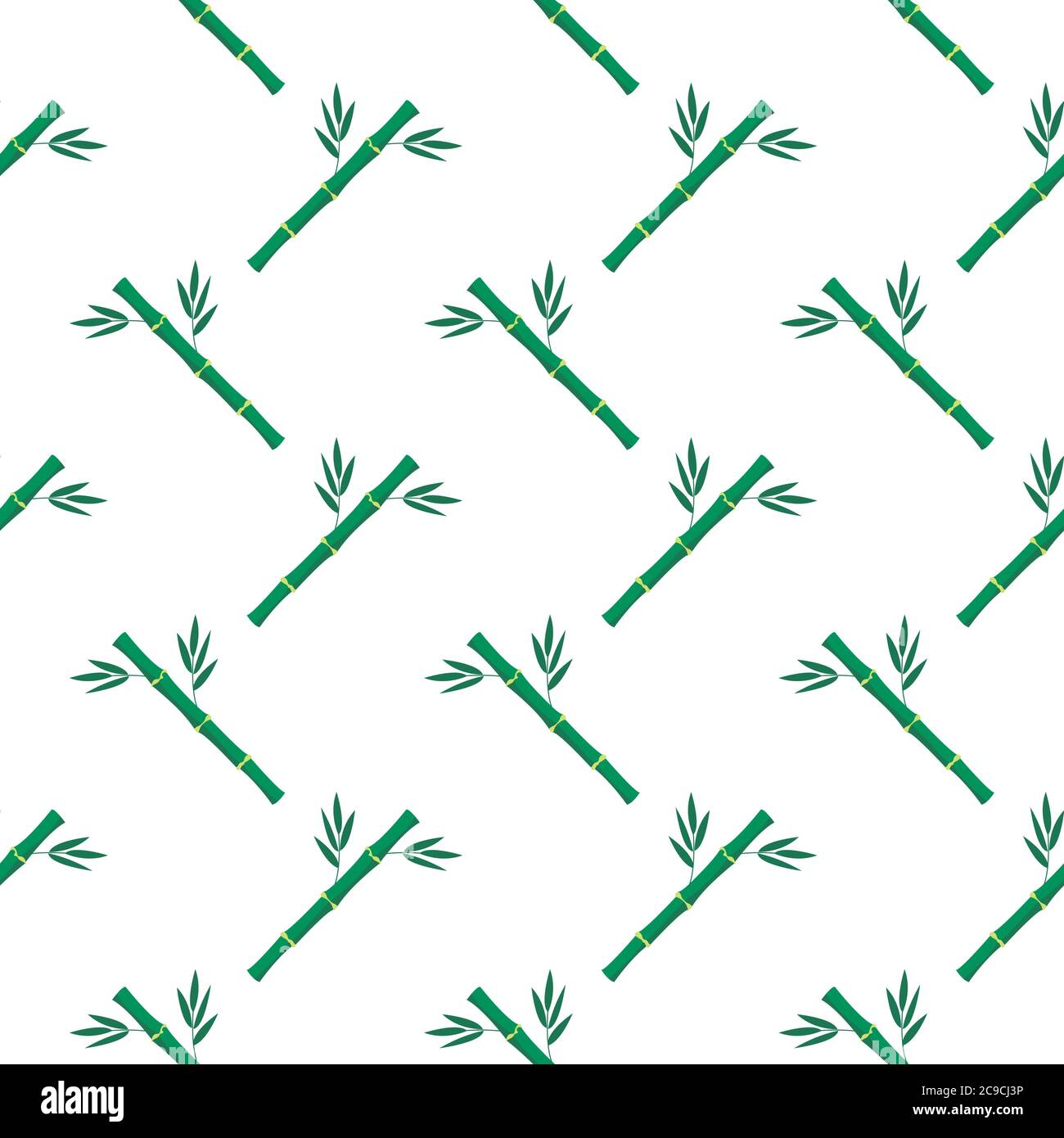 Green bamboo ,seamless pattern on white background Stock Vector Image & Art - Alamy