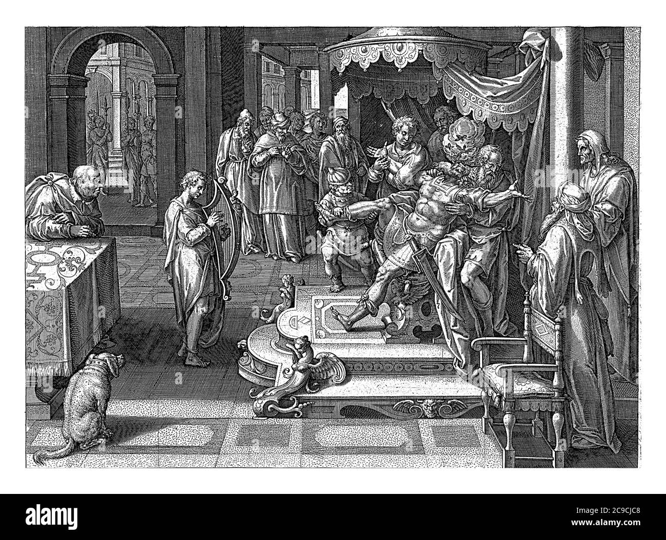 Young King David Harp