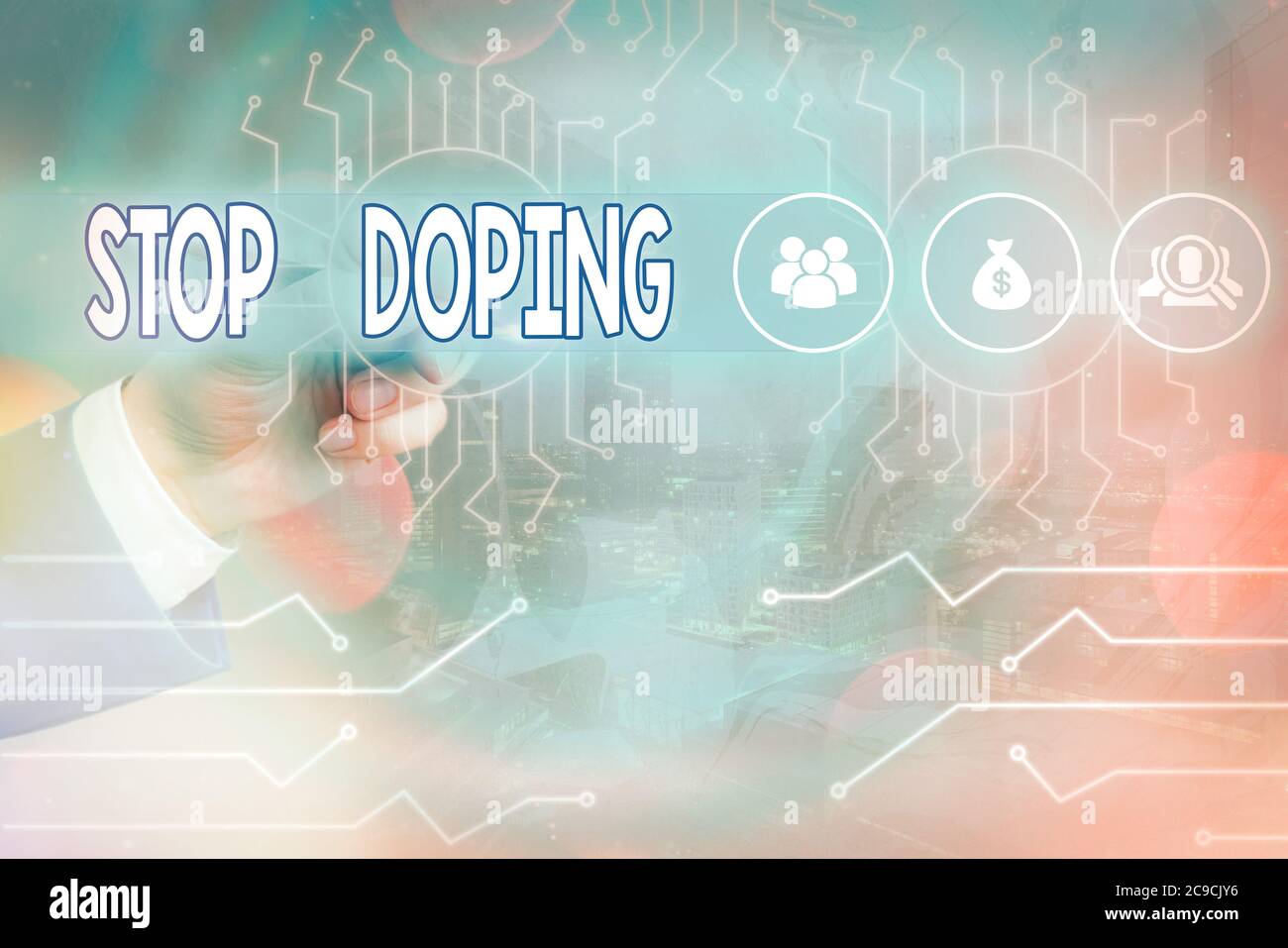 Conceptual hand writing showing Stop Doping. Concept meaning quit the ... Conceptual hand writing showing Stop Doping. Concept meaning quit the ...