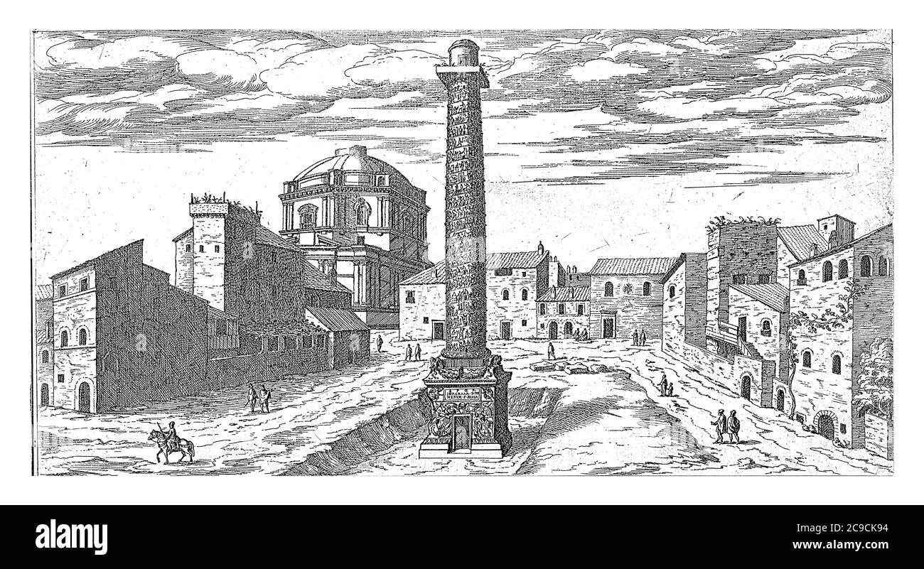 Column Of Trajan Sketch