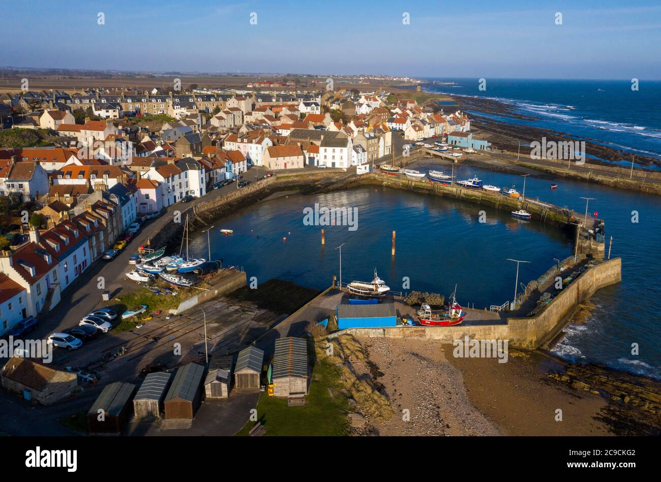 Aerial st monans hi-res stock photography and images - Alamy