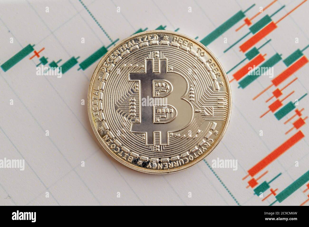 Bitcoin close up hi-res stock photography and images - Alamy