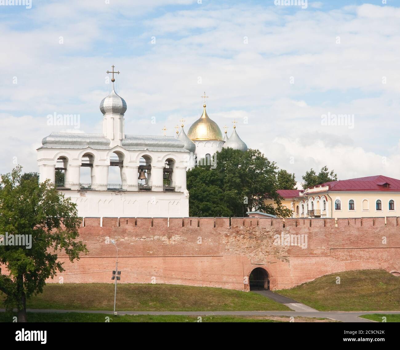 Russia. Novgorod the Great. Belltower Stock Photo - Alamy