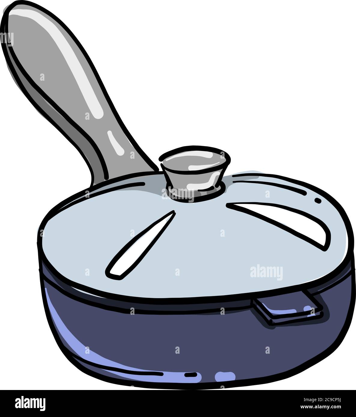 Brazier, illustration, vector on white background Stock Vector Image ...