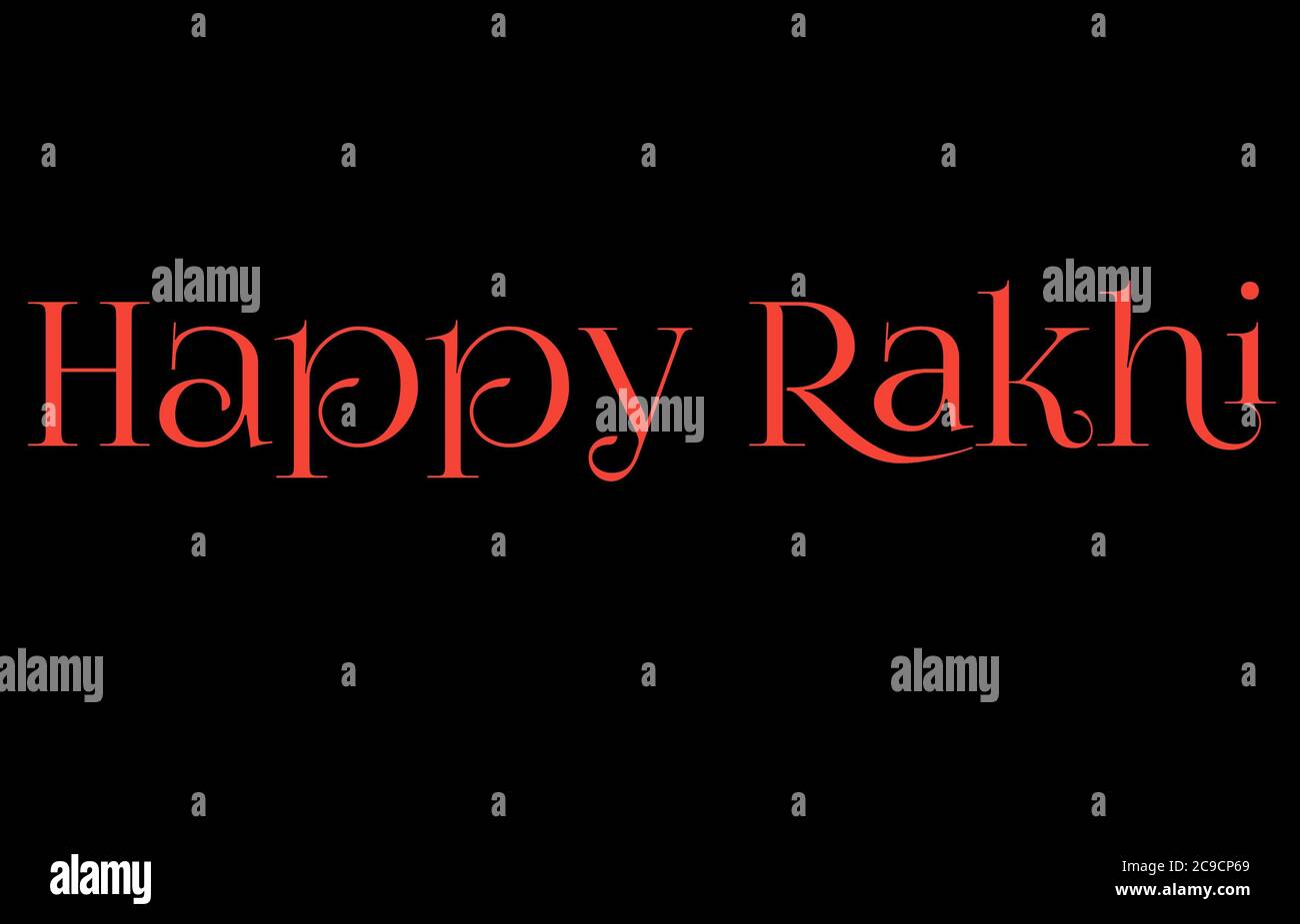 Indian festival: Rakhi illustration in dark background. Happy Rakhi ...