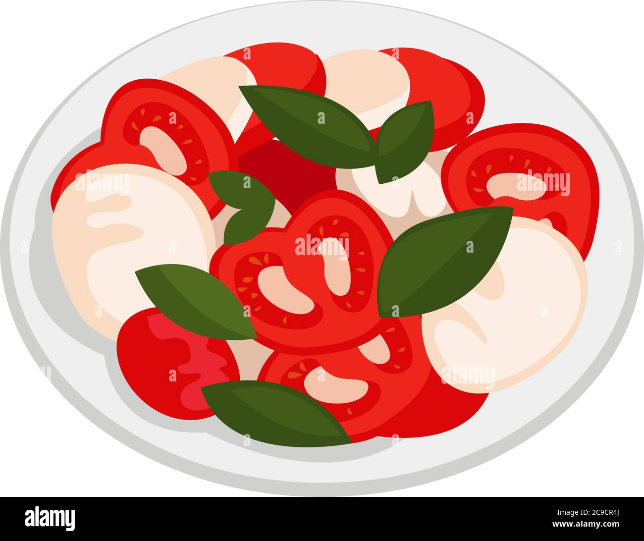 Caprese food Stock Vector Images - Alamy