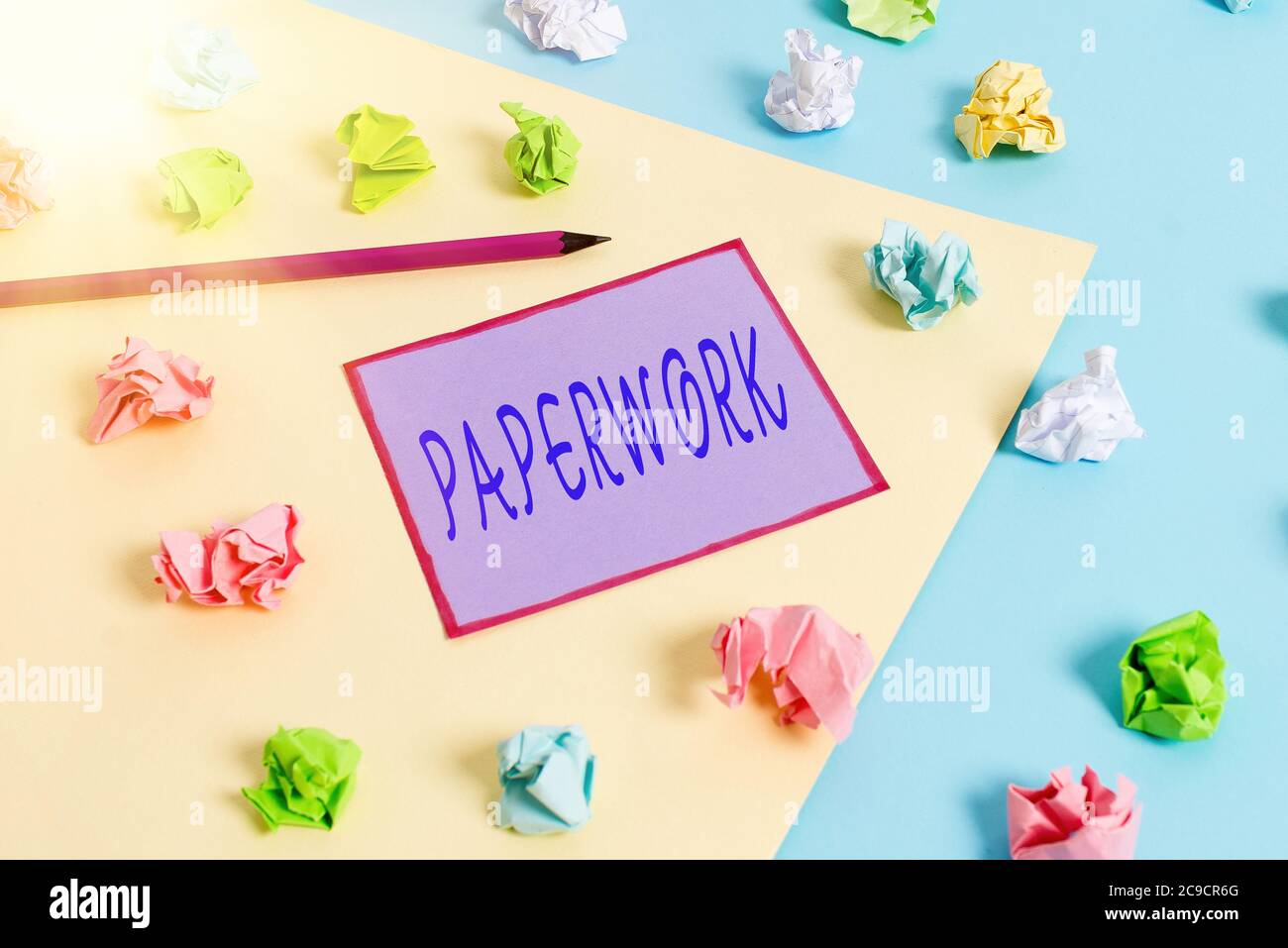 Conceptual hand writing showing Paperwork. Concept meaning routine ...