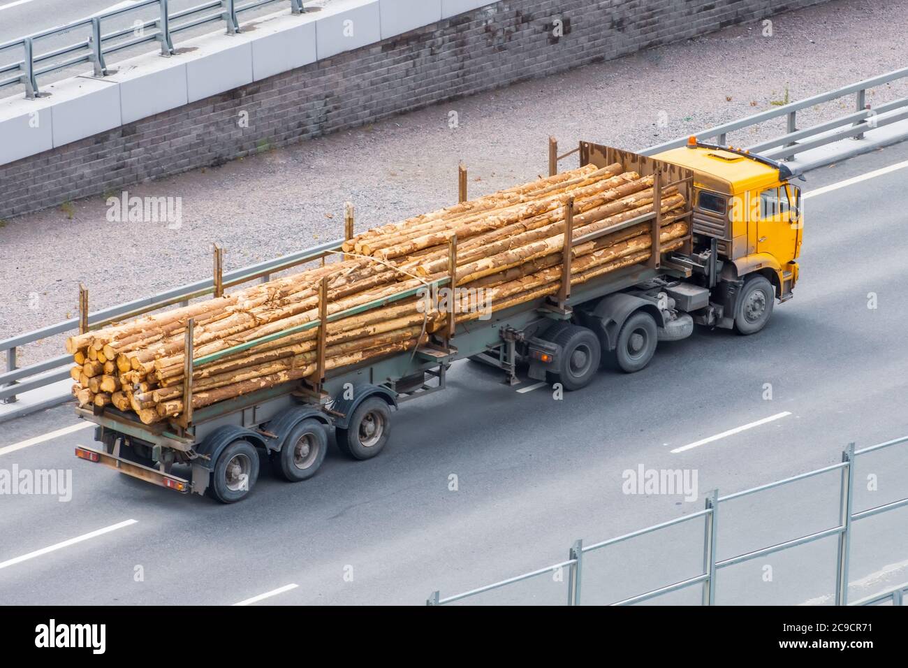 Truck loaded with logs forest tree hi-res stock photography and images ...