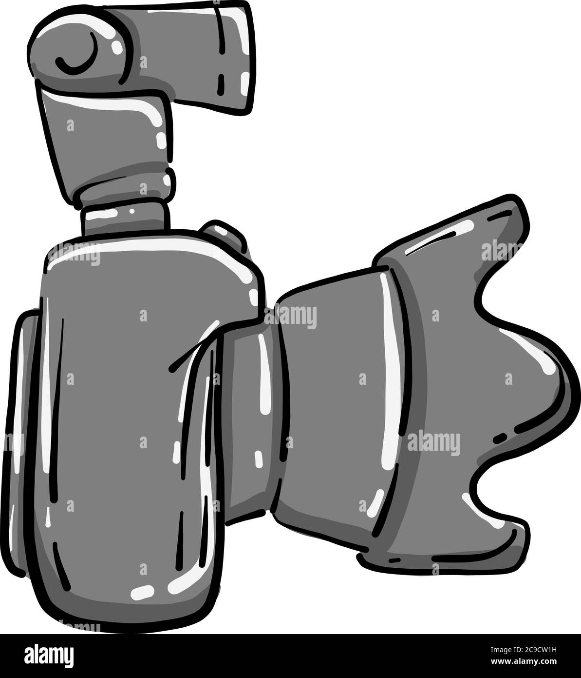 Tv camera on tripod Stock Vector Images - Alamy