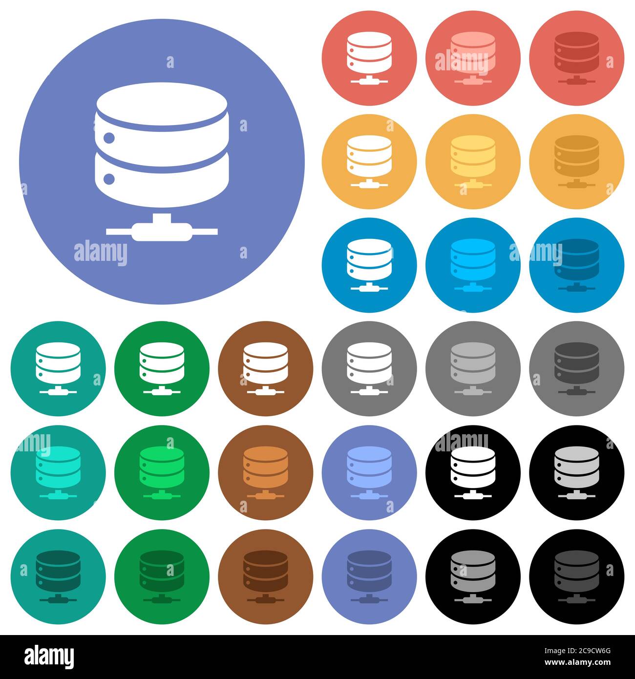 Multi colored rows network Stock Vector Images - Alamy